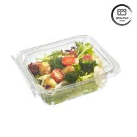 China Eco Friendly Recycled PET Salad Takeaway Containers 8-32oz Clear Plastic for sale