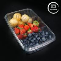 China Premium Fruit Dressing Fruit Salad Platter Clear Plastic Salad Packaging Tray For Freshness for sale