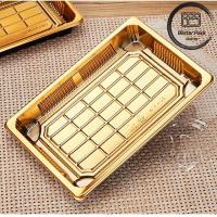 China American Style Disposable PET Plastic Sushi Trays 200ml for Elegant Dining for sale
