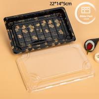 China Custom Logo Food Grade PET Sushi Trays for Restaurants -20 to 100°C for sale
