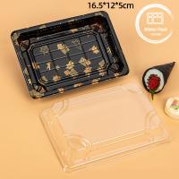 China Custom Logo Food Grade PET Sushi Trays for Restaurants -20 to 100°C for sale