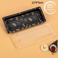 China Custom Logo Food Grade PET Sushi Trays for Restaurants -20 to 100°C for sale