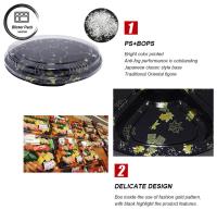 China Disposable Round Take Away Sushi Box Container For Fresh Dining Experience for sale
