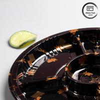 China Convenient Single And Multi Cell Large Disc Disposable Sushi Trays For Varied Dining Needs for sale