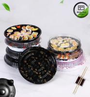China Blister Salad Box Takeaway Convenient And Eco Friendly Plastic Sushi Container for sale
