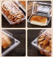 China Disposable Clear PET Cake Blister Packaging Tray for Pastries Baked Goods -20 to 100C for sale