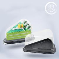 China Professional Clear Custom Baking Tray Eco Friendly PET Cake Box 50C for sale