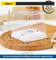 China Disposable Thermoforming PET Cake Blister Tray Transparent Food Packaging 15 Years Expertise for sale