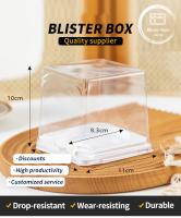 China Disposable Thermoforming PET Cake Blister Tray Transparent Food Packaging 15 Years Expertise for sale