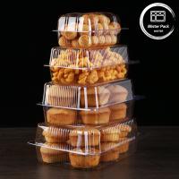 China Disposable Plastic Pastry Box for Baking Cake Convenient and Eco Friendly for sale