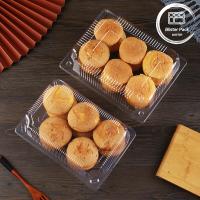China Disposable Plastic Pastry Box for Baking Cake Convenient and Eco Friendly for sale