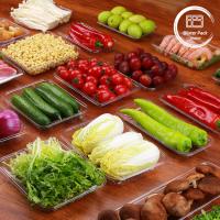 China Disposable PET Food Grade Fruit Vegetable Tray Custom Size 200x150mm for sale