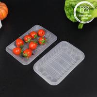 China Translucent One Time Use Food Packing Box for Fruits Vegetables Custom Size for sale