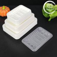 China Translucent One Time Use Food Packing Box for Fruits Vegetables Custom Size for sale