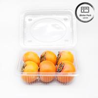 China Transparent PET Fresh Vegetable Fruit Tray Custom Size Durable Display Packaging for sale