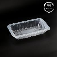 China Customized PP Food Vacuum Formed Packaging Trays Disposable Plastic Serving Trays With Logo for sale