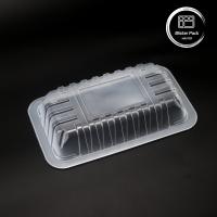 China Customized PP Food Vacuum Formed Packaging Trays Disposable Plastic Serving Trays With Logo for sale
