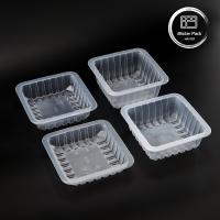 China Customized PP Food Vacuum Formed Packaging Trays Disposable Plastic Serving Trays With Logo for sale