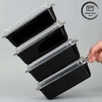 China Single Compartment Meal Prep Disposable Plastic Food Containers Microwave Safe Biodegradable for sale