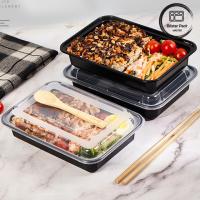 China Single Compartment Meal Prep Disposable Plastic Food Containers Microwave Safe Biodegradable for sale
