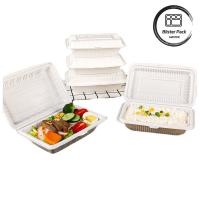 China Takeaway PP Disposable Plastic Lunch Box Meal Prep Clamshell Hinged Lid Design for sale