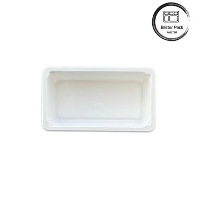 China CPET 4 Compartment Frozen Food Tray with Sealing Films for Ready to Cook Meals for sale