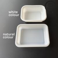 China CPET 4 Compartment Frozen Food Tray with Sealing Films for Ready to Cook Meals for sale