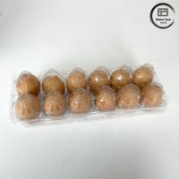 China Reusable PET Plastic Chicken Egg Tray 12 Count Thermoforming Blister Pack for Storage and Transport for sale