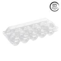 China 20 24 30 Cell PET Clear Plastic Egg Blister Tray with Lid for Chicken Quail Eggs Packaging for sale