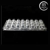 China 18 Hole Disposable Blister Clamshell Quail Egg Box Plastic with Secure Packaging for sale