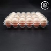 China Customized Size PET Egg Blister Tray Disposable Vacuum Formed Plastic Trays for sale