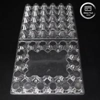 China Customized Size PET Egg Blister Tray Disposable Vacuum Formed Plastic Trays for sale
