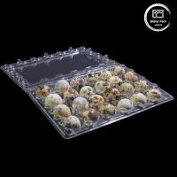 China 12 Slot Plastic Jumbo Quail Egg Carton Tray Extra Large Durable for sale