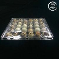 China Clear Quail Egg Blister Tray With 30 Holes Affordable Bulk Egg Packaging for sale