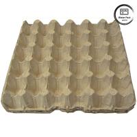 China Biodegradable Molded Paper Egg Tray Cartons Recyclable Quality Packaging With 30 Holes for sale