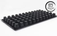 China 72 Hole Seedling Raising Plastic Tray 54x28cm Eco Friendly Indoor Plant Cultivation for sale