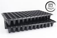 China 72 Hole Seedling Raising Plastic Tray 54x28cm Eco Friendly Indoor Plant Cultivation for sale
