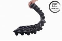 China 185g 36 Cell Round Honeycomb Succulent Seedling Tray Durable PE 54x28cm for Nursery for sale