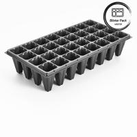 China 6 Cell Gardening Seedling Tray Plastic Nursery Starter Kit with Drain Holes for sale