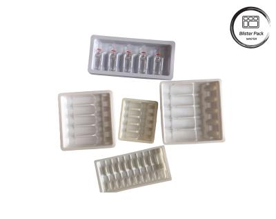 China Custom PET Vacuum Forming Blister Tray for Ampoules and Vials OEM ODM 15 Years Experience for sale