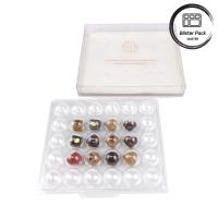 China Wholesale Clear PET Plastic Gift Box 4 8 15 30 Compartments for Truffle Chocolate Packaging for sale