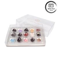 China Wholesale Clear PET Plastic Gift Box 4 8 15 30 Compartments for Truffle Chocolate Packaging for sale