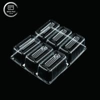 China Customized Transparent PET Disposable Plastic Biscuit Tray for Cookie Packaging -20 to 50°C for sale