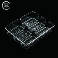 China Customized Transparent PET Disposable Plastic Biscuit Tray for Cookie Packaging -20 to 50°C for sale