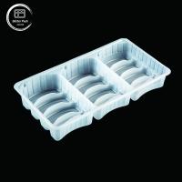 China Customized Transparent PET Disposable Plastic Biscuit Tray for Cookie Packaging -20 to 50°C for sale
