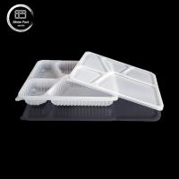 China Disposable Rectangle PET Plastic Biscuit Tray for Cookies Food Packaging for sale