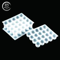 China PP Food Freezer Tray with Dividers -20°C Freezer Safe Plastic Packaging for Mochi Ice Cream Dumplings for sale