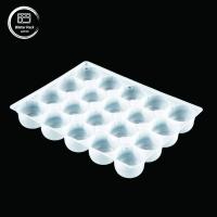 China PP Food Freezer Tray with Dividers -20°C Freezer Safe Plastic Packaging for Mochi Ice Cream Dumplings for sale