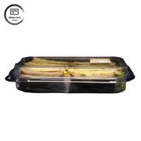 China Custom Clear PET Swiss Roll Cake Box Food Grade Dessert Packaging 50-100C for sale