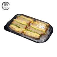 China Custom Clear PET Swiss Roll Cake Box Food Grade Dessert Packaging 50-100C for sale